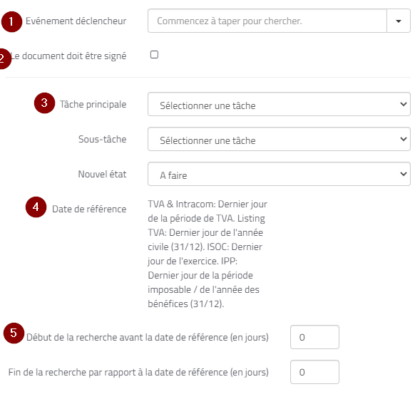 Configuration du suivi des tâches - Modifier l'état des tâches après le téléchargement de ...